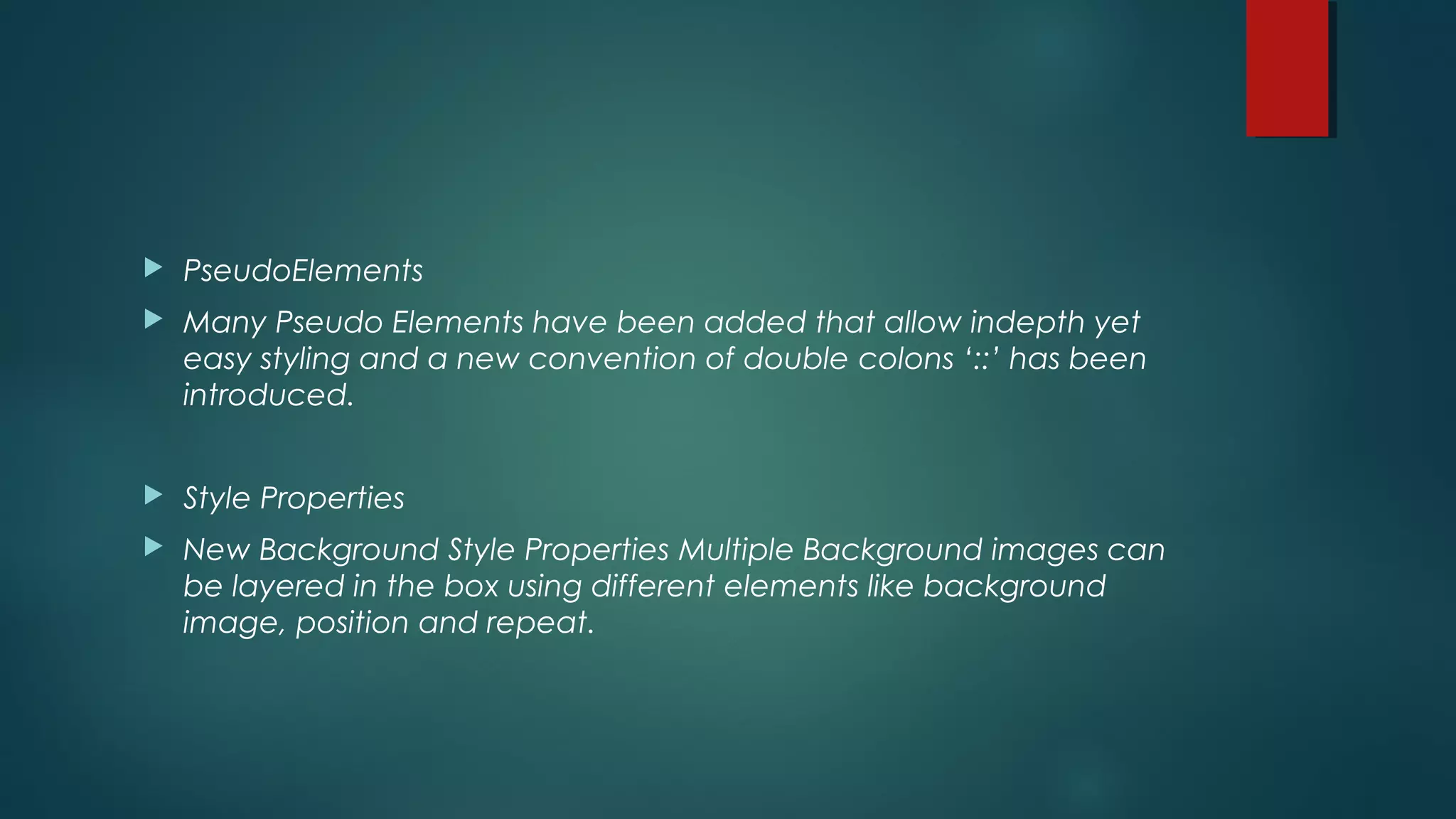 CSS3 : Animation ,Transitions, Gradients | PPT