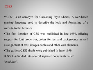 Css3 | PPTX