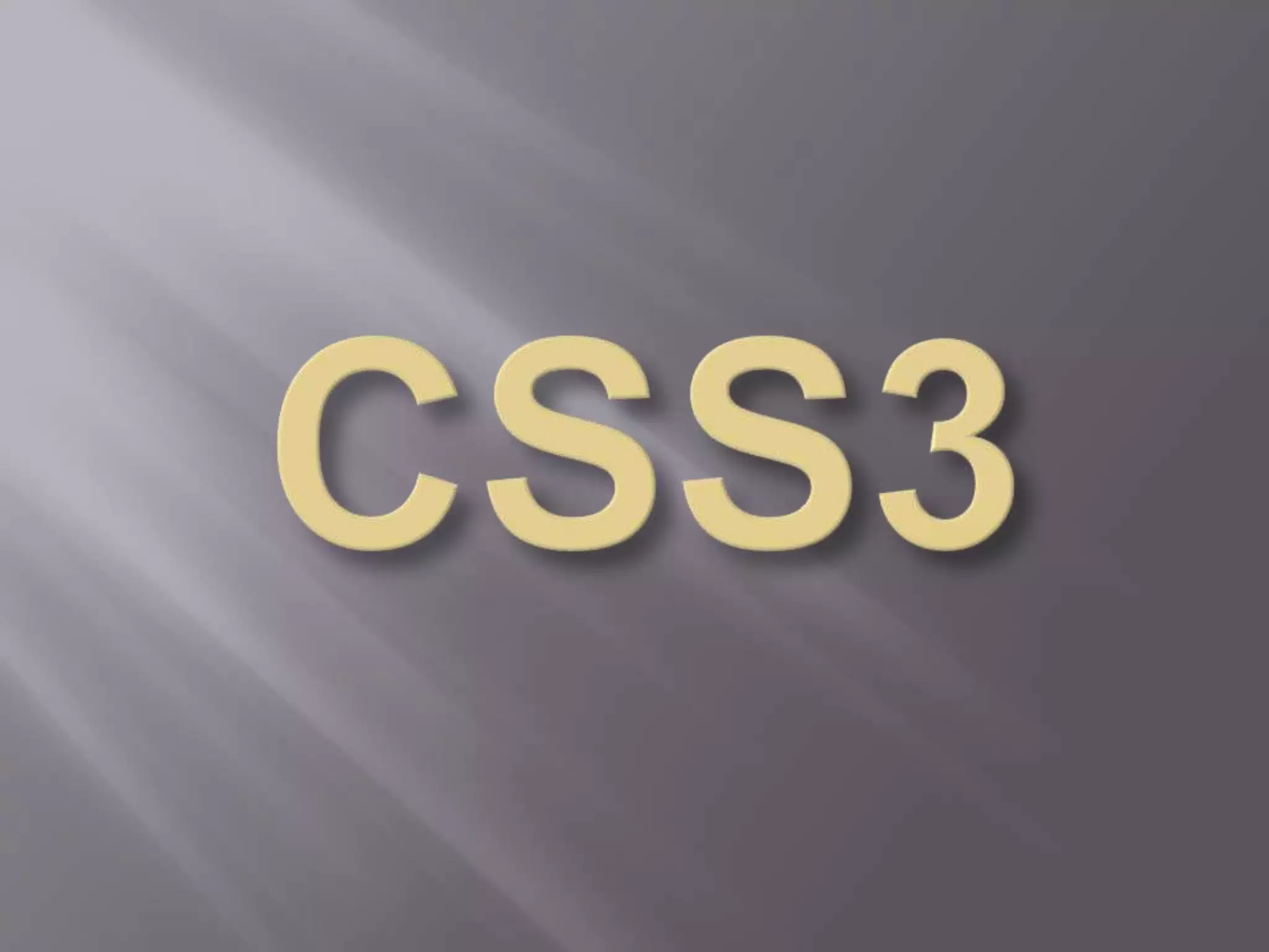 Css3 Complete Reference | PPTX