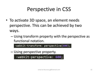 3d cubes By Gaurav Khurana using CSS3 | PPTX | 3-D Graphics | Computer ...