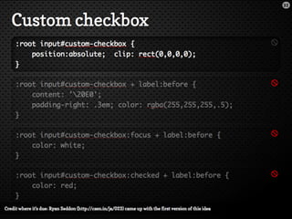CSS3 secrets: 10 things you might not know about CSS3 | PPT