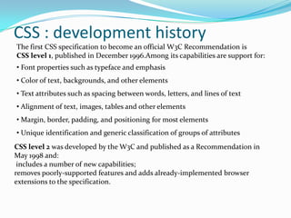 Css 3 overview | PPT