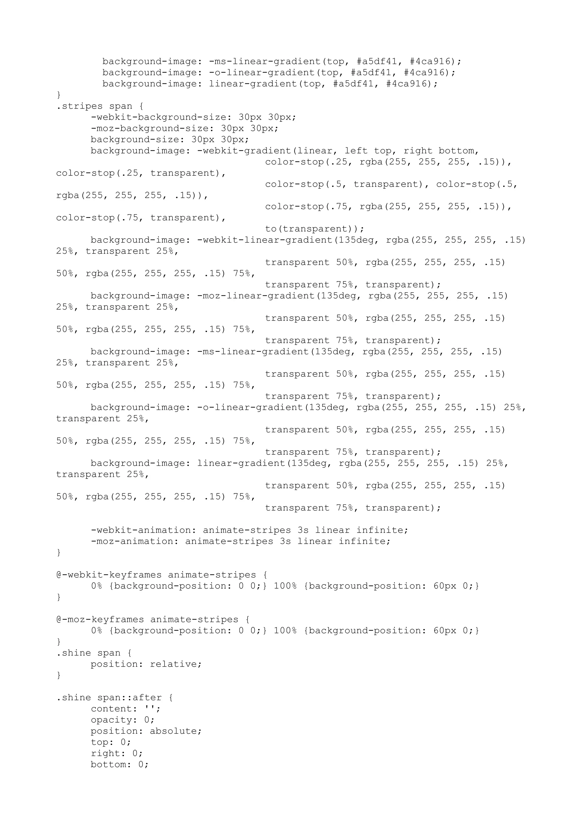 Css3 process bar | TXT