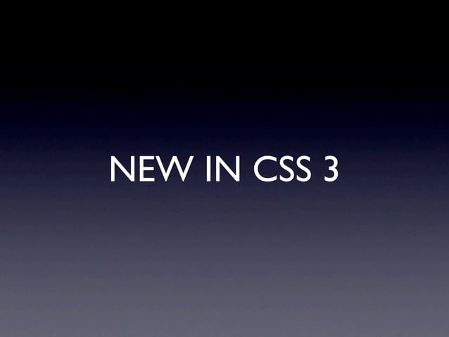 Css3 transitions and animations + graceful degradation with jQuery | PPT
