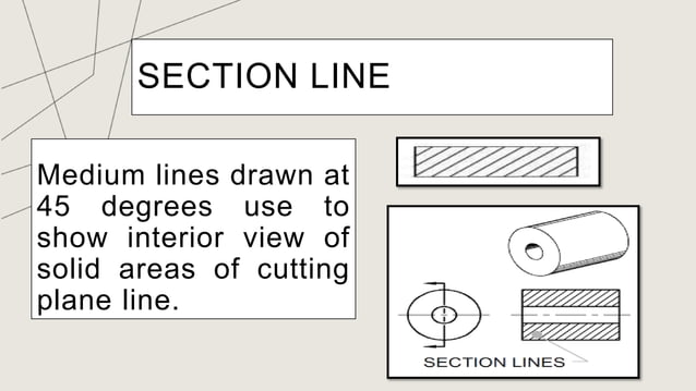 TECHNICAL DRAFTING: ALPHABET OF LINES.pptx | Drawing and Sketching ...