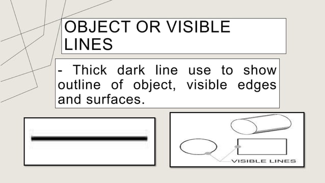 TECHNICAL DRAFTING: ALPHABET OF LINES.pptx | Drawing and Sketching ...