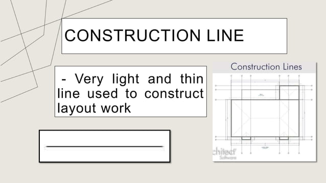 TECHNICAL DRAFTING: ALPHABET OF LINES.pptx | Drawing and Sketching ...