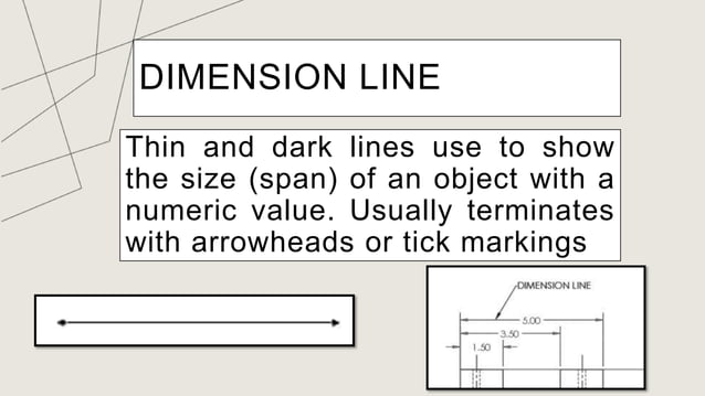 TECHNICAL DRAFTING: ALPHABET OF LINES.pptx | Drawing and Sketching ...