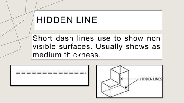 TECHNICAL DRAFTING: ALPHABET OF LINES.pptx | Drawing and Sketching ...
