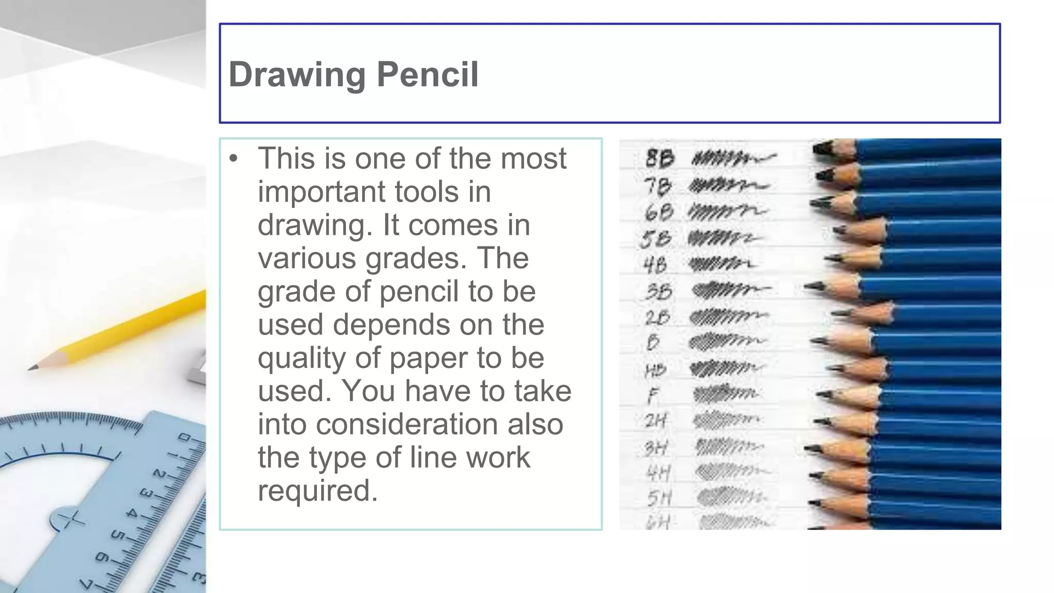 Store Technical Drawings and Equipment/ Instruments.pptx | Drawing and ...