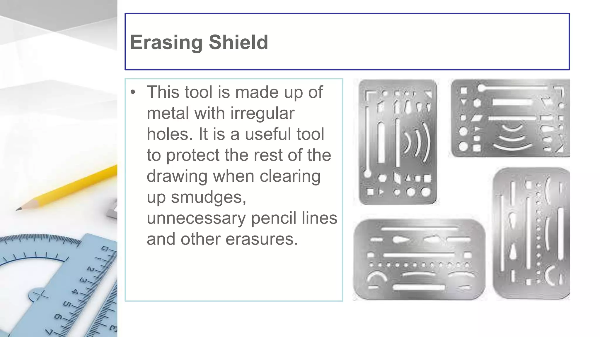 Store Technical Drawings and Equipment/ Instruments.pptx