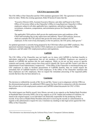 CSU Public Records Request and Appeal - Jerry Dinzes | PDF