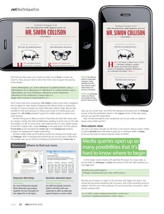 CSS Adaptive Layouts with Media Queries | PDF