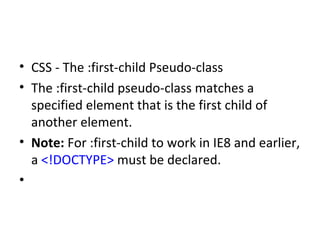 Css advanced – session 5 | PPT