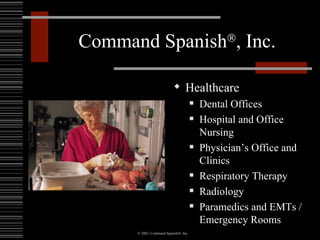 Command Spanish Power Point | PPT | Business Utilities | Business
