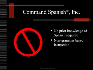 Command Spanish Power Point | PPT