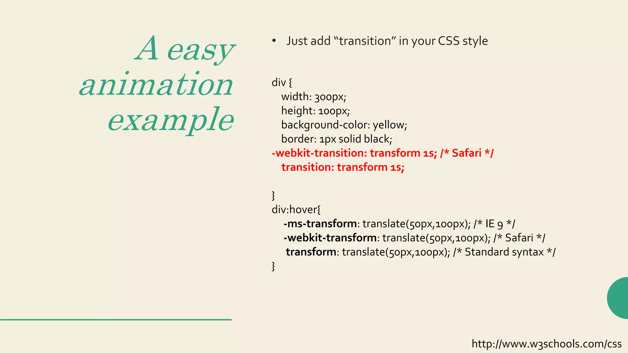 Css animation | PPTX