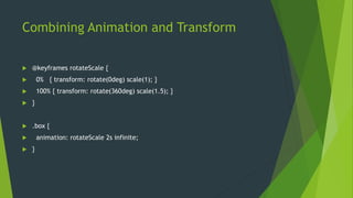 CSS Animation and Transformation.pdfijiou | PPT