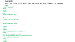 Cascading Style Sheets Background .pptx