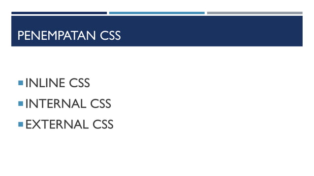 PROGRESS - CSS BASIC | PPT