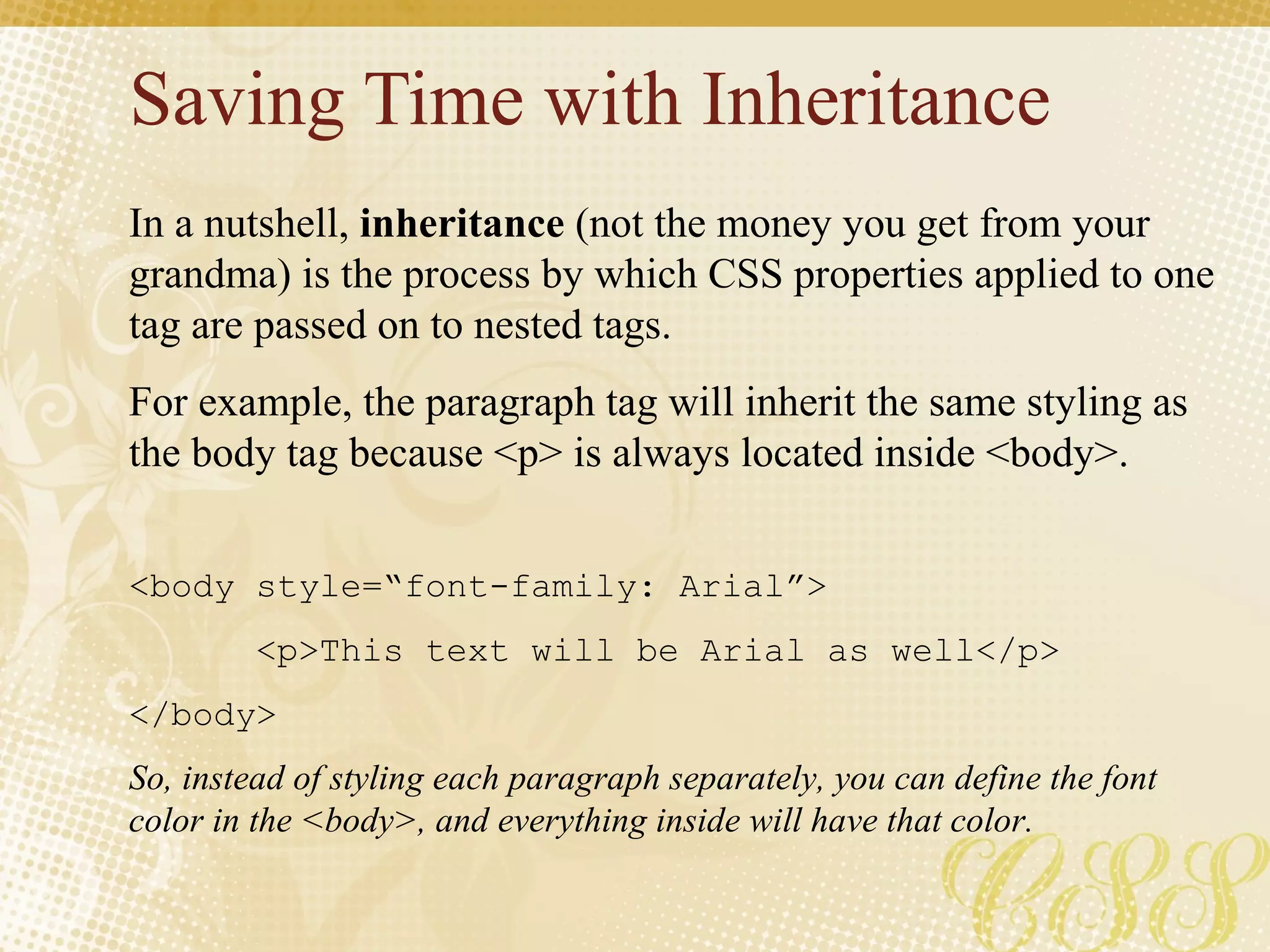 CSS Basics | PPT | Web Design and HTML | Internet
