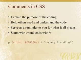 CSS Basics | PPT