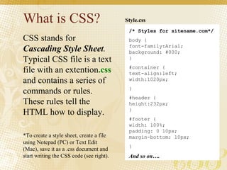 CSS Basics | PPT