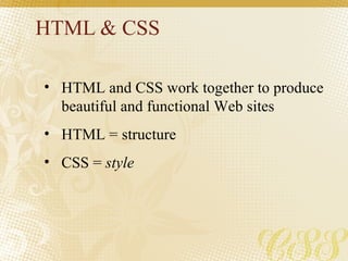 CSS Basics | PPT