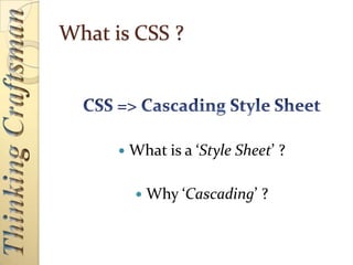 CSS Basics | PPT