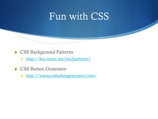 Css basics | PPTX