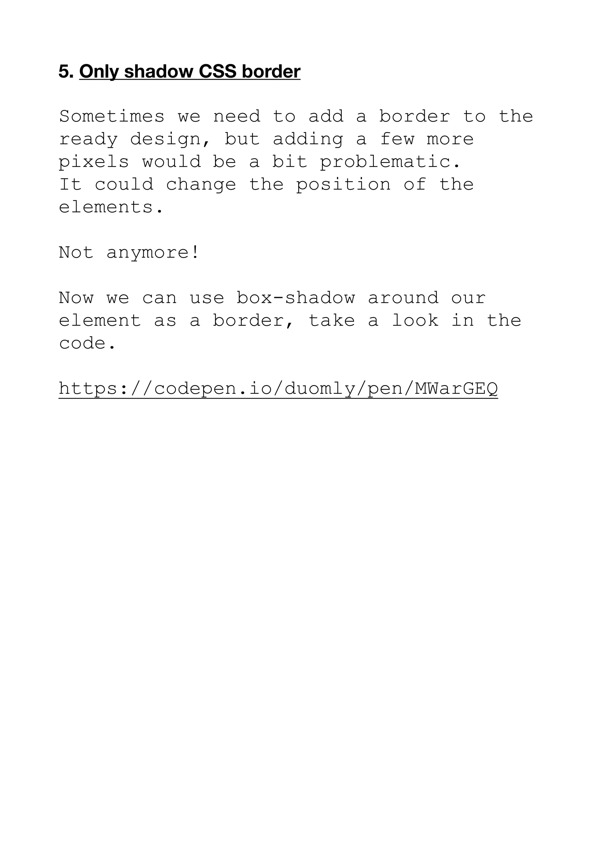 Css border examples | PDF