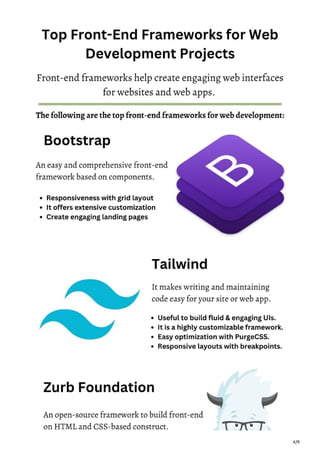 Top Front-End Frameworks For Your Web Development Projects.pdf