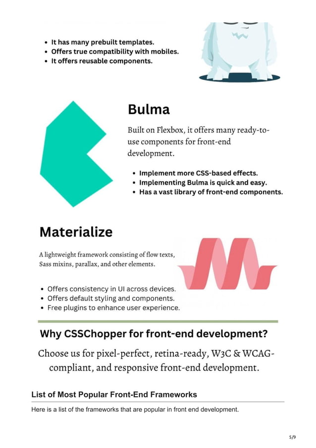 Top Front-End Frameworks For Your Web Development Projects.pdf