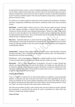 CSS Criminology Notes | PDF