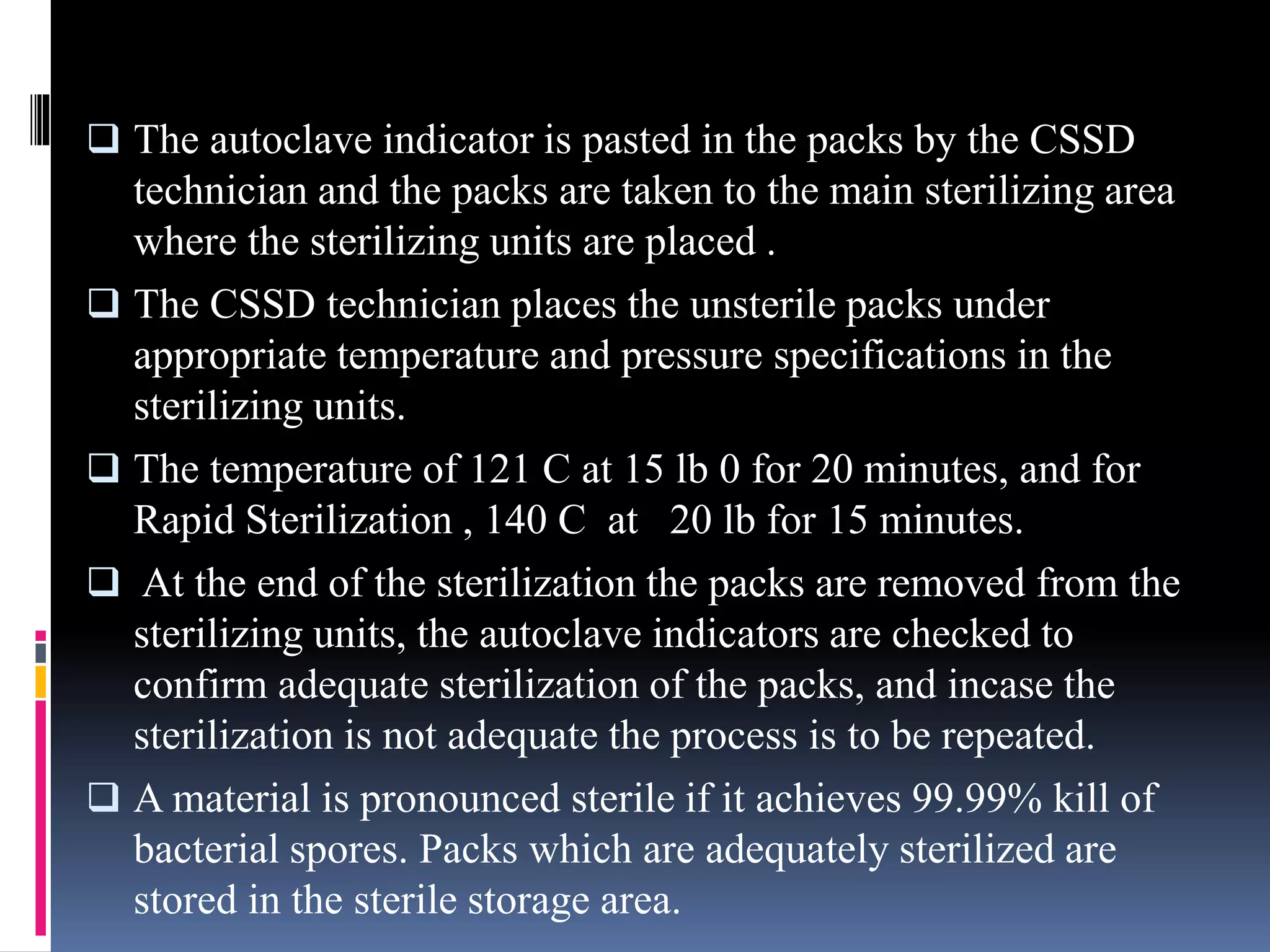 Central sterile supply department | PPTX