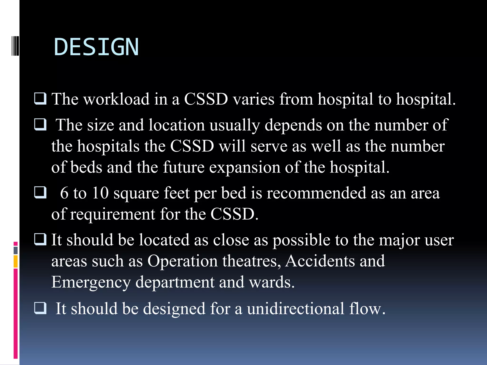 Central sterile supply department | PPTX