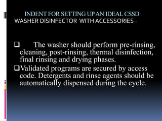 Central sterile supply department | PPTX