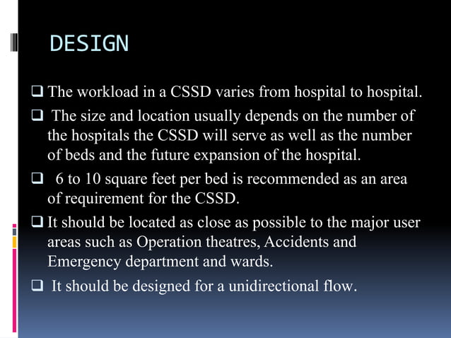 Central sterile supply department | PPTX | Infectious Diseases ...