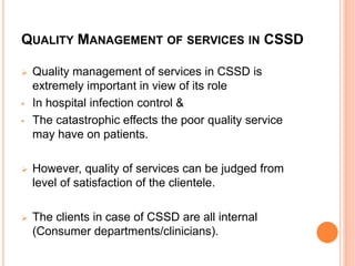 Central Sterile & Supply Department (CSSD) | PPTX