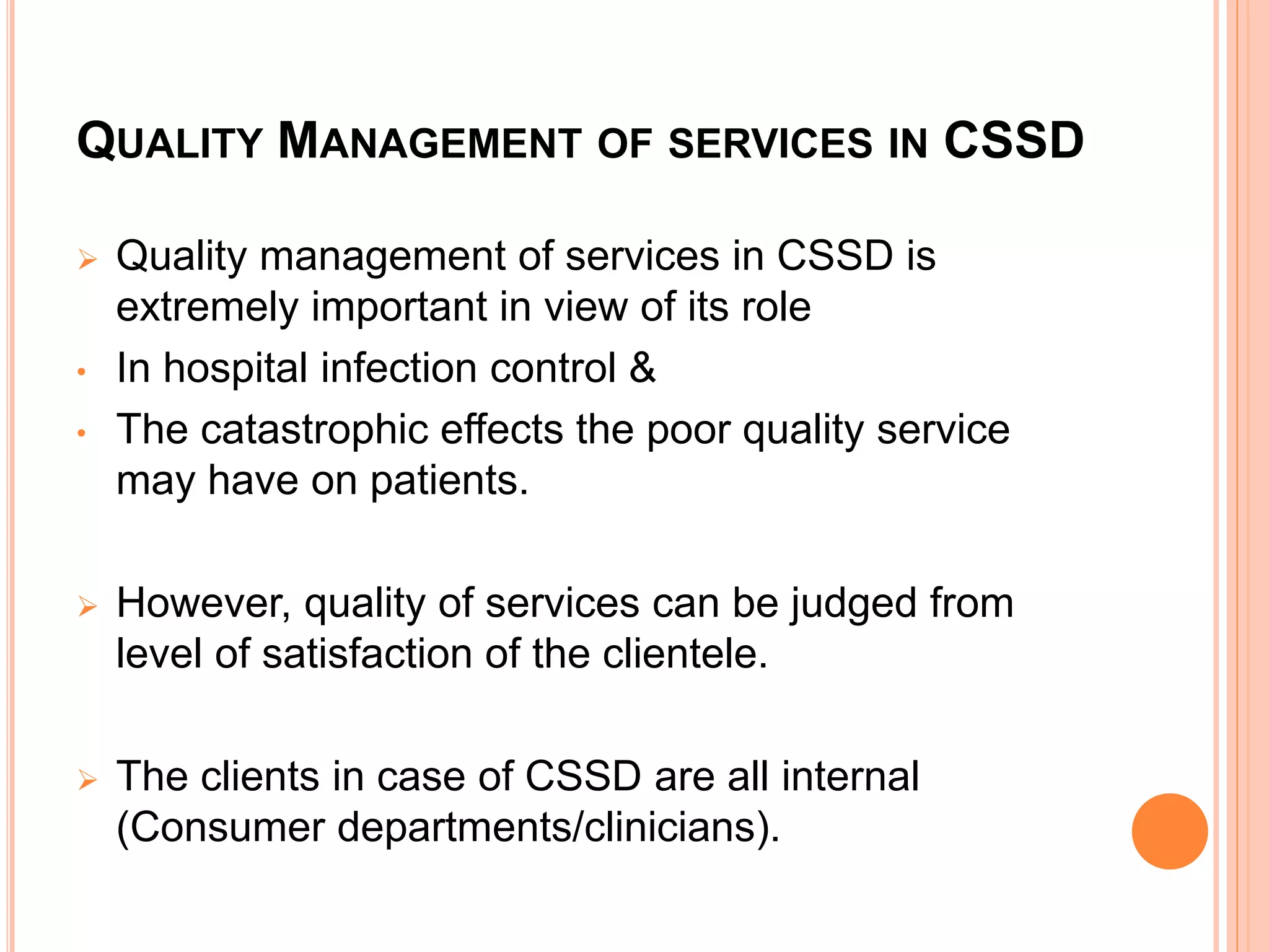 Central Sterile & Supply Department (CSSD) | PPTX