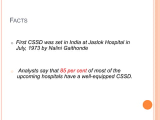 Central Sterile & Supply Department (CSSD) | PPTX