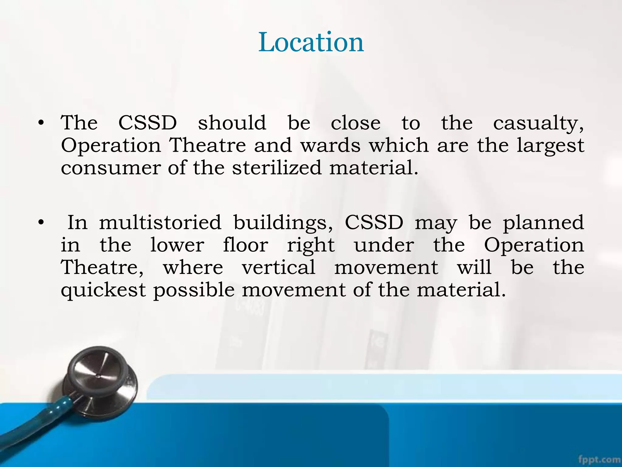 Central Sterile Supply Department (CSSD) | PPTX