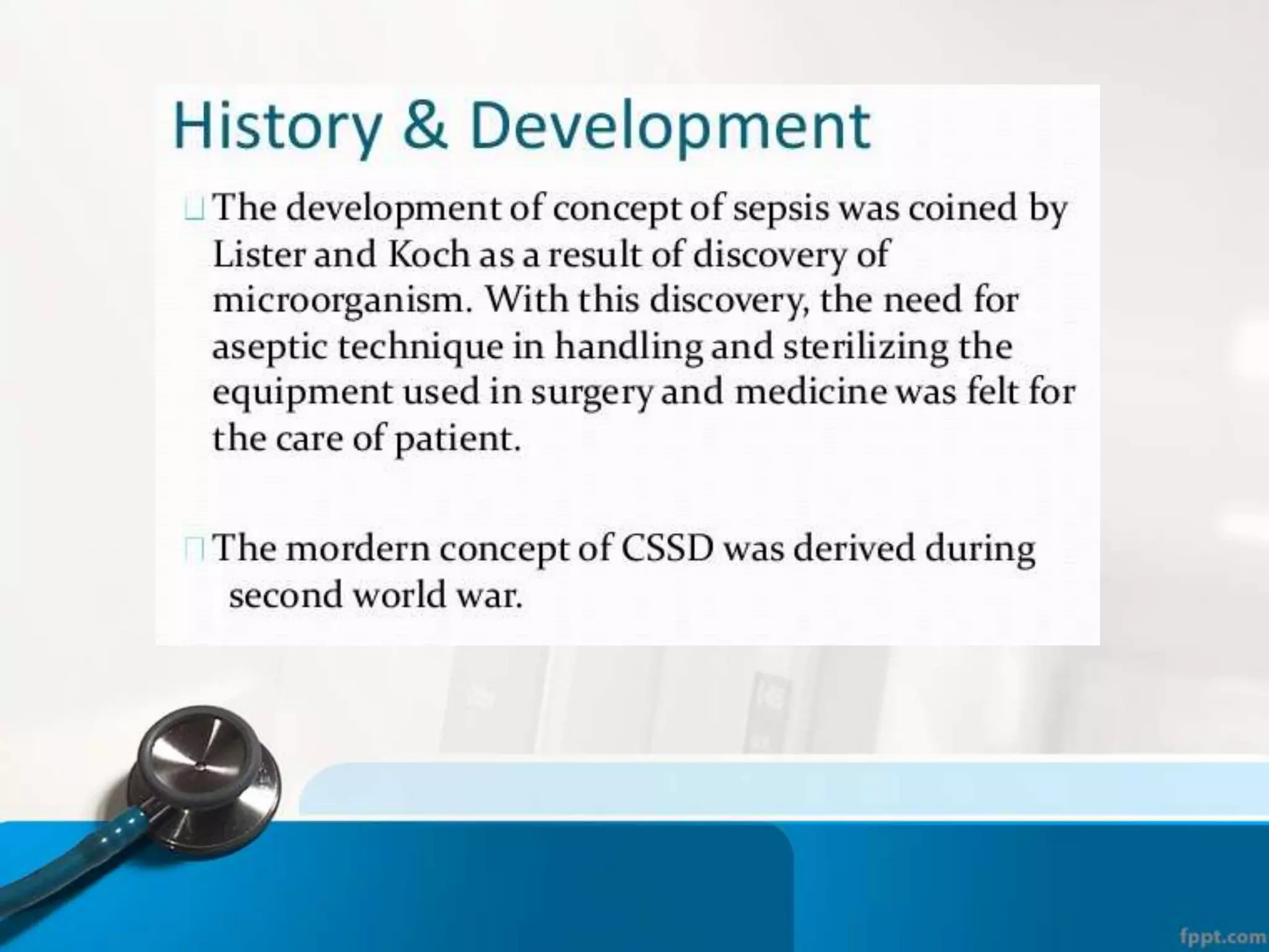 Central Sterile Supply Department (CSSD) | PPTX