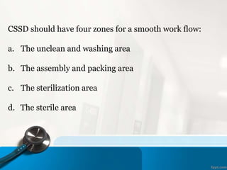 Central Sterile Supply Department (CSSD) | PPTX