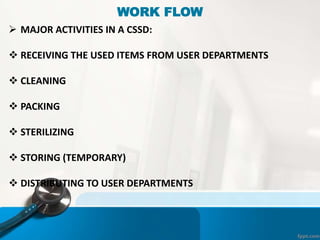 Central Sterile Supply Department (CSSD) | PPTX