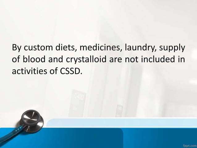 Central Sterile Supply Department (CSSD) | PPTX | Healthcare Industry ...