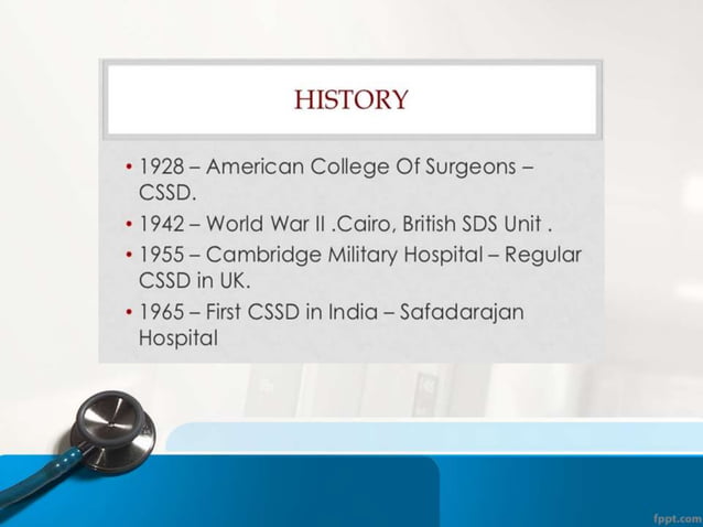 Central Sterile Supply Department (CSSD) | PPTX | Healthcare Industry ...