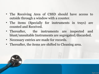 cssd.pptxintroduction definition, objective types and classification | PPT