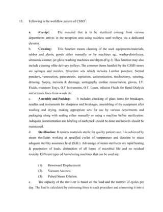 CSSD by Dr Zulfiquer Ahmed Amin | PDF