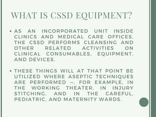 CSSD EQUIPMENT .. AS AN INCORPORATED UNIT INSIDE CLINICS AND MEDICAL ...